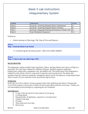 Lab 7 - Dr. Sandra Hampton - BIOS251 OL, Week 7 Lab Name: OL Lab 7 ...