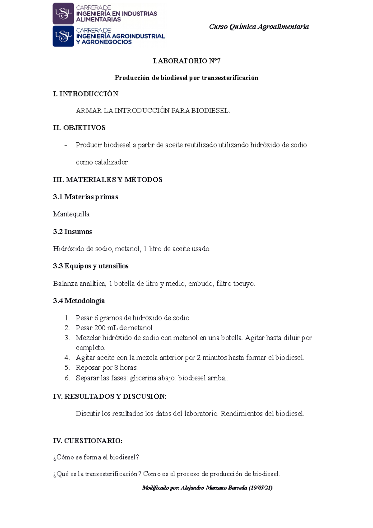 Laboratorio+7+Producci%C3%B3n+de+biodiesel+por+transesterificaci%C3%B3n ...