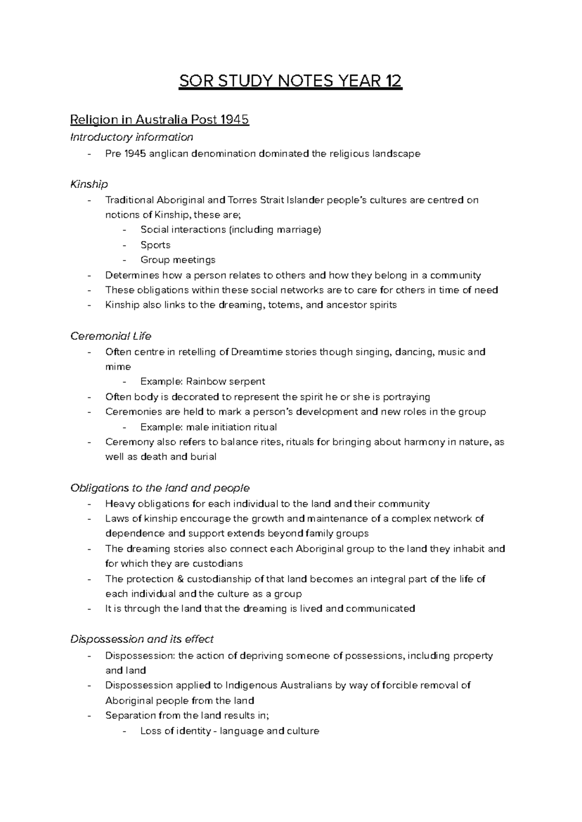 Sor 2 band 6 94 extenral mark notes 64927 a913fc9e - SOR STUDY NOTES ...