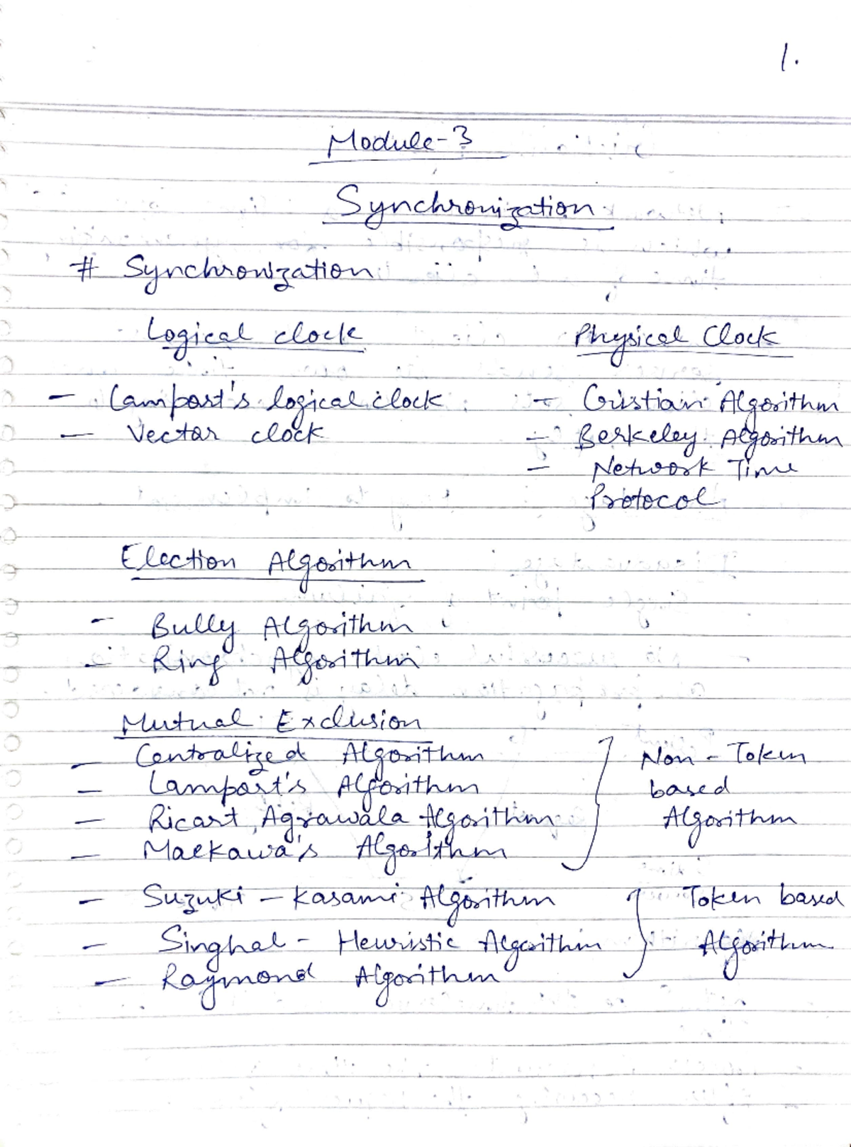 Module 3 (part 1) - Distributed Computing Full ESE Exam notes easy and ...