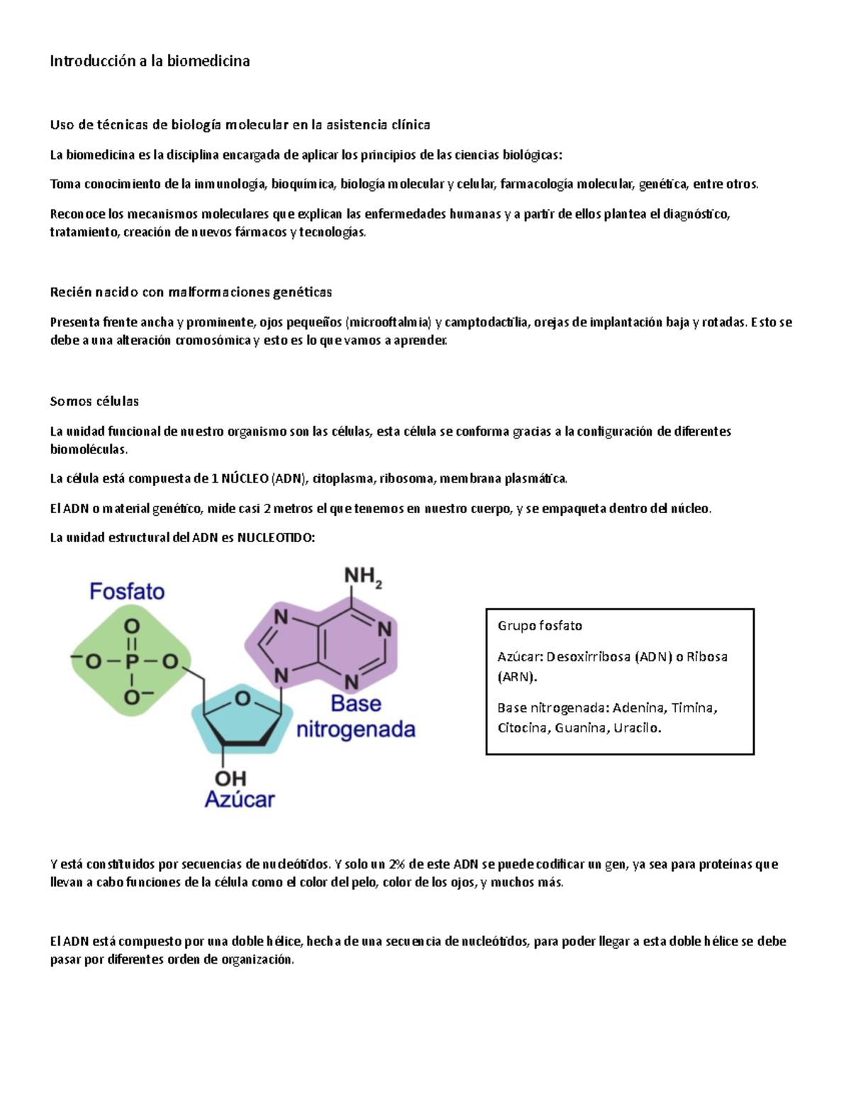 Biomed s1 2023 - Introducción a la biomedicina Uso de técnicas de ...