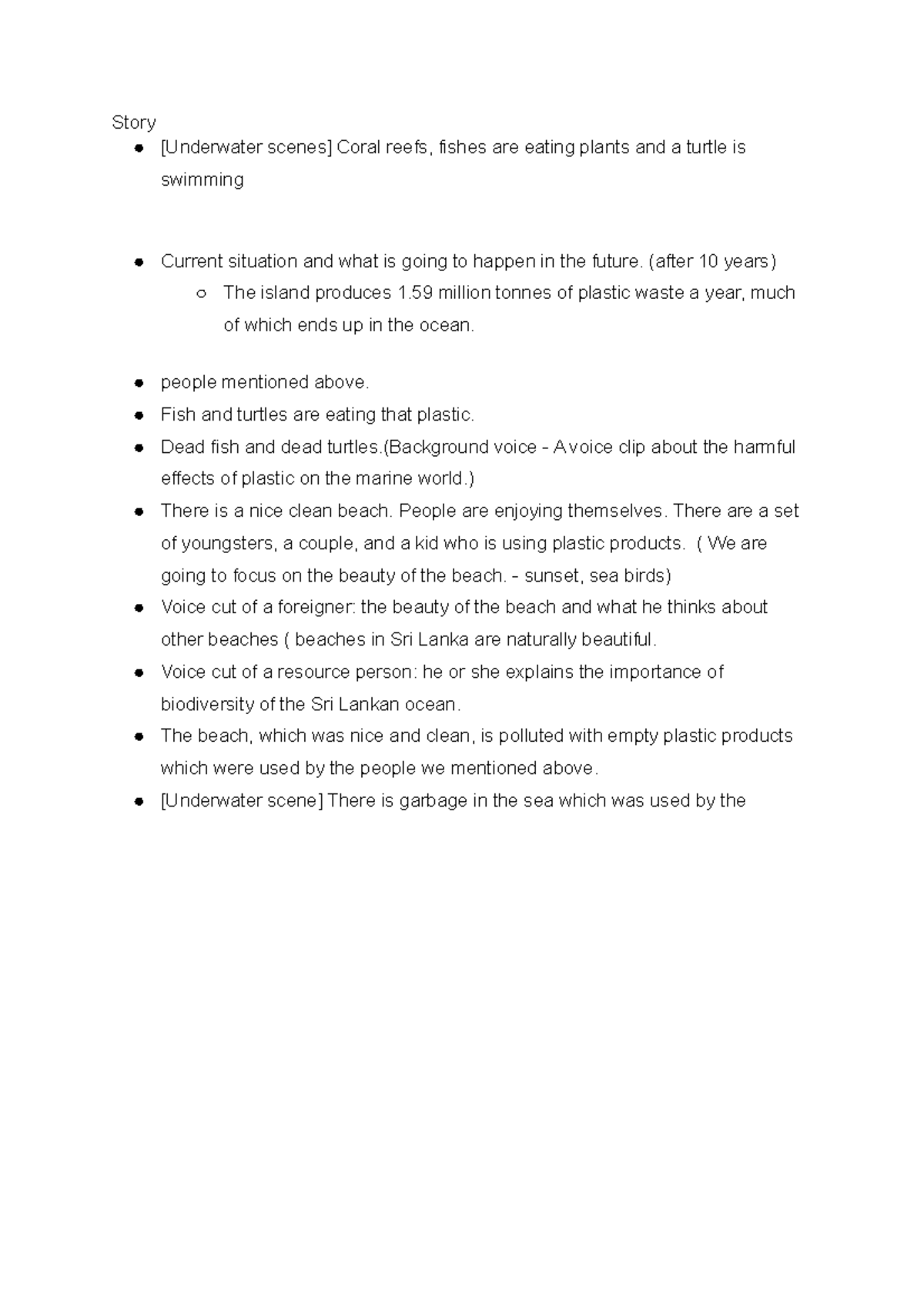 Documentary - Tutorial 01 - Story [Underwater scenes] Coral reefs ...