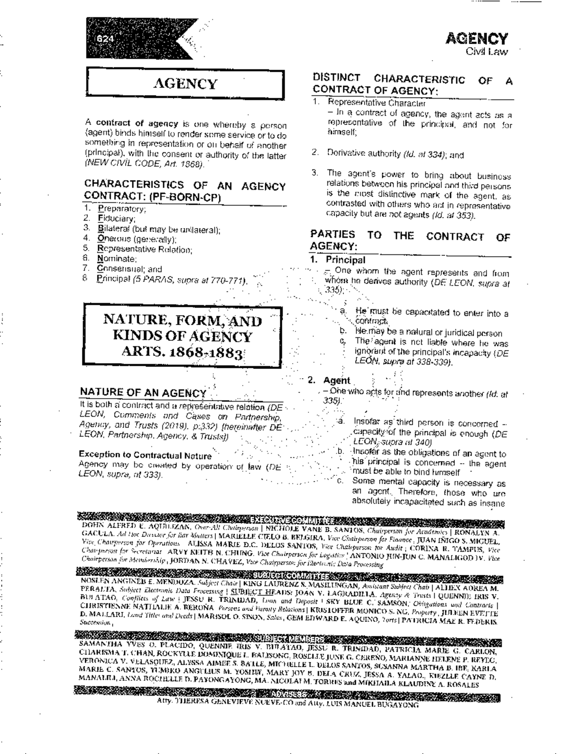 ATP Memaid 2021 - Memory Aid in ATP Midterm Syllabus - Juris Doctor ...