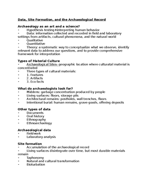 Week 6 - Notes: The Epipaleolithic Period; Peopling of the New World ...