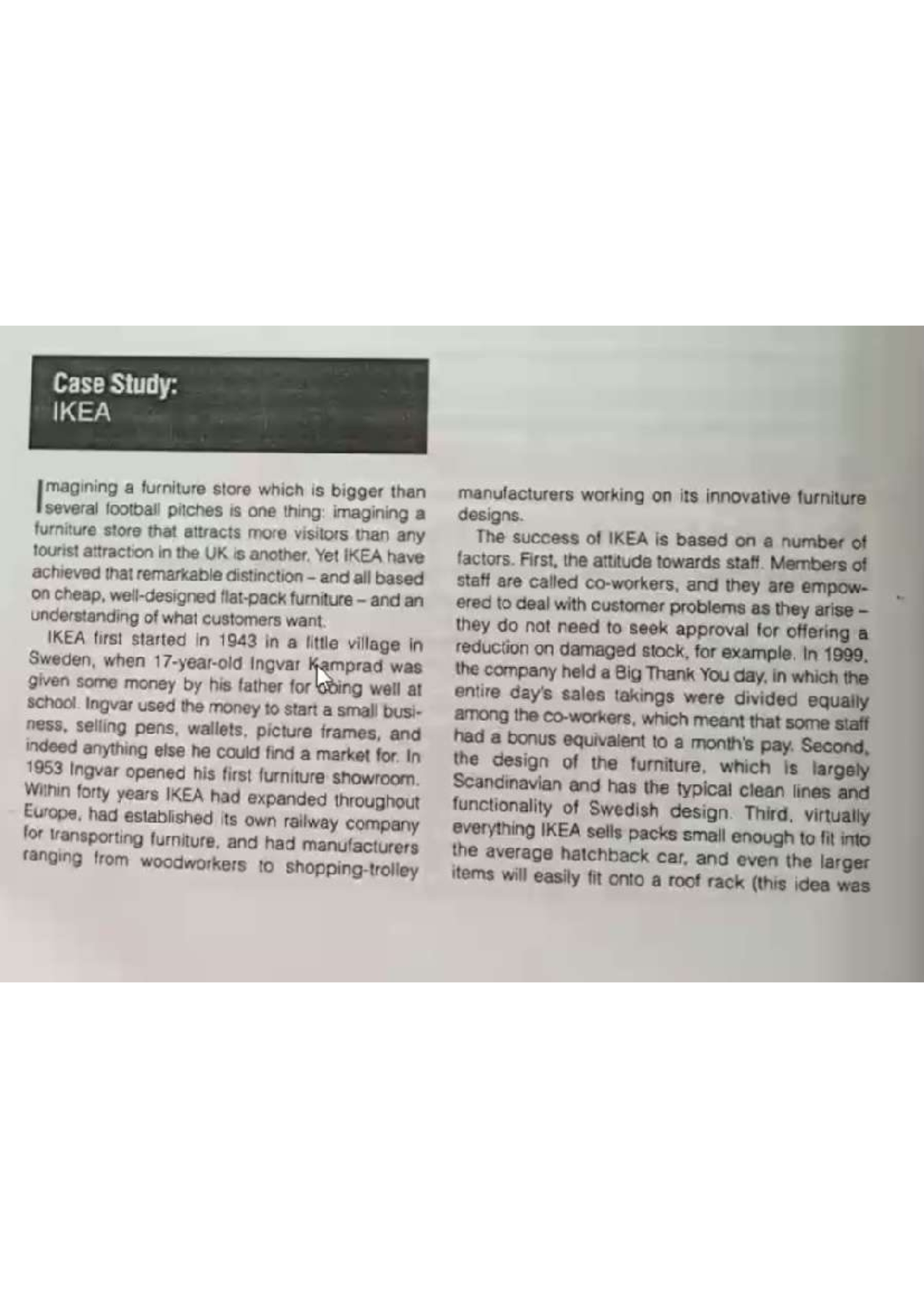 CASE 10 - IKEA - Tài liệu case study - Quản trị Marketing - Studocu