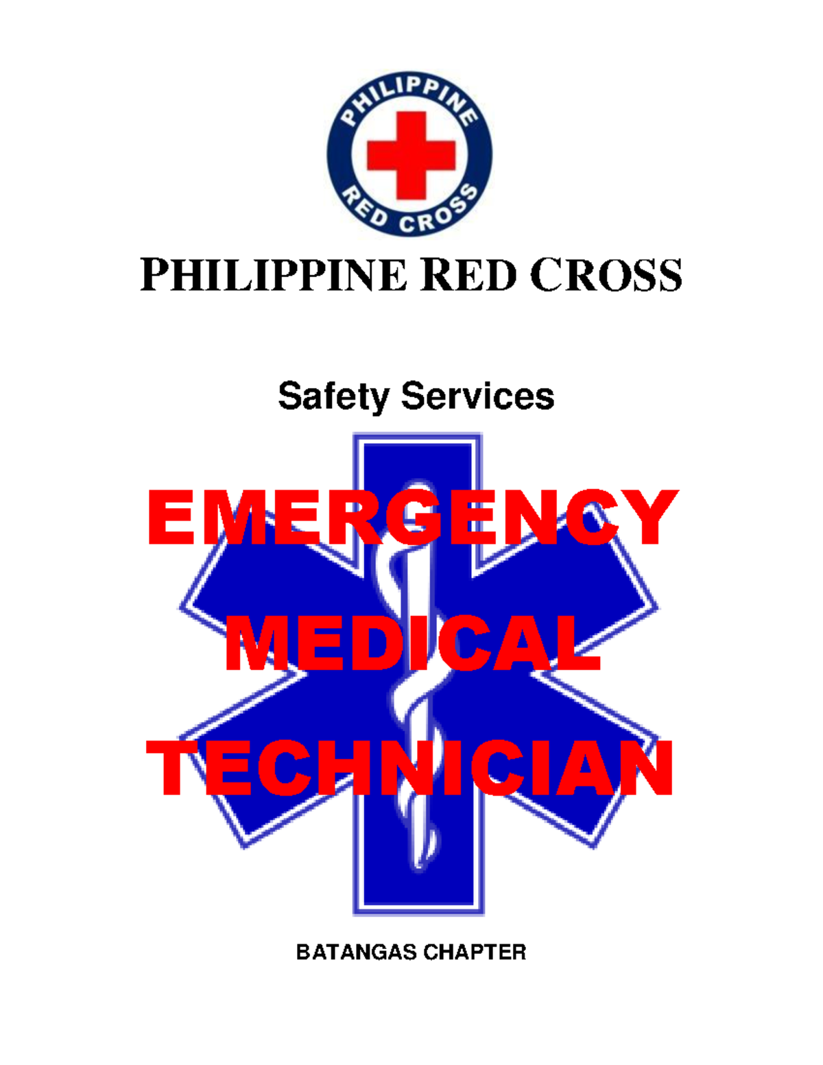 PRC-EMT 2017 - emt guideline - PHILIPPINE RED CROSS Safety Services ...