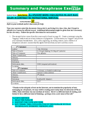 New Testament Bible Study Part 1 – Preparation Assignment Instructions ...