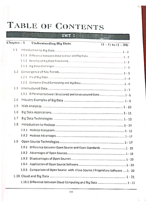 Big Data Analytics - CCS334 - Studocu
