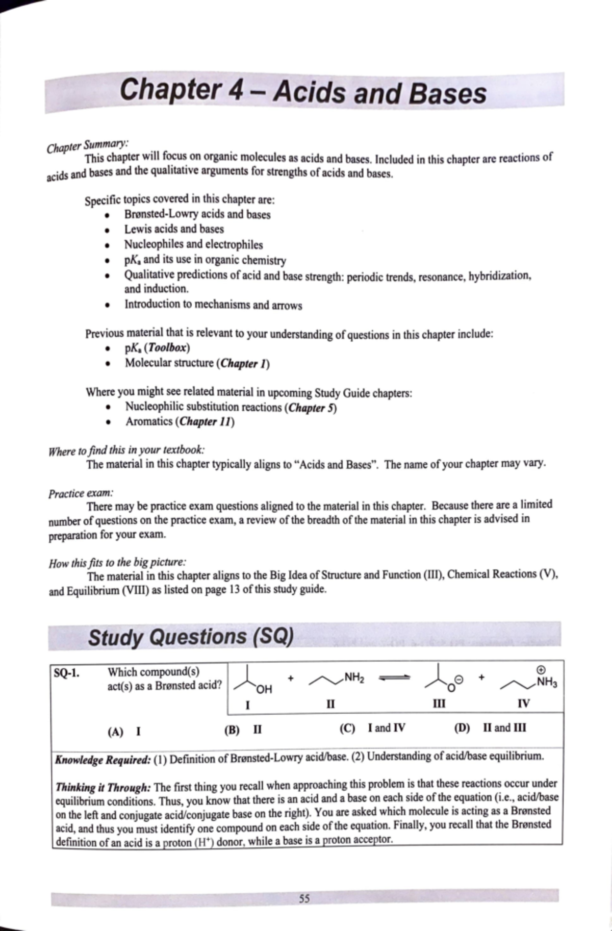 Acids and Bases - Chapter Summary :.. This chapter will fo_cu~ on ...