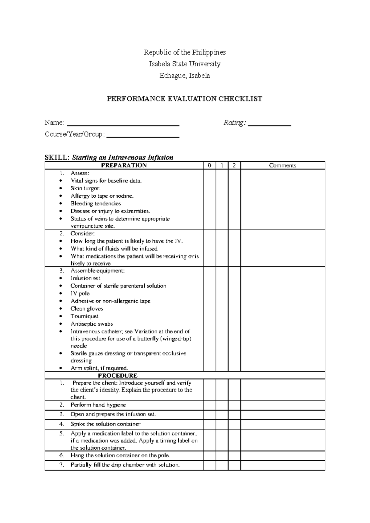 Return demonstration - Republic of the Philippines Isabela State ...