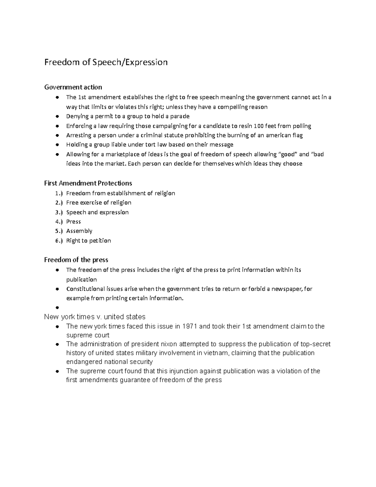 Freedom of Speech Expression - Freedom of Speech/Expression Government ...