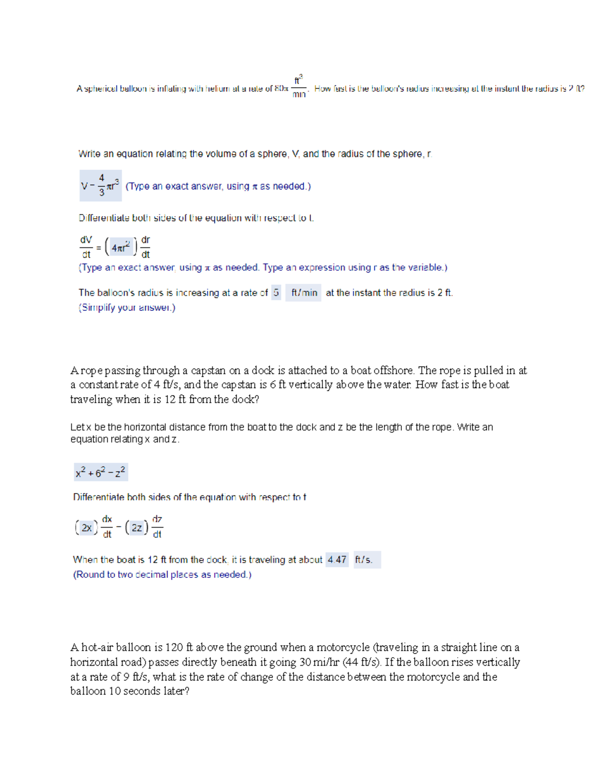 HW Section 9 - Teach by Prof.Weidong Chen - A rope passing through a ...
