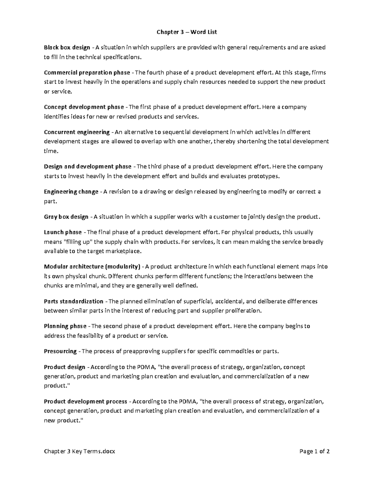 Chapter 3 Key Terms - Lecture notes - Chapter 3 Key Terms Page 1 of 2 ...