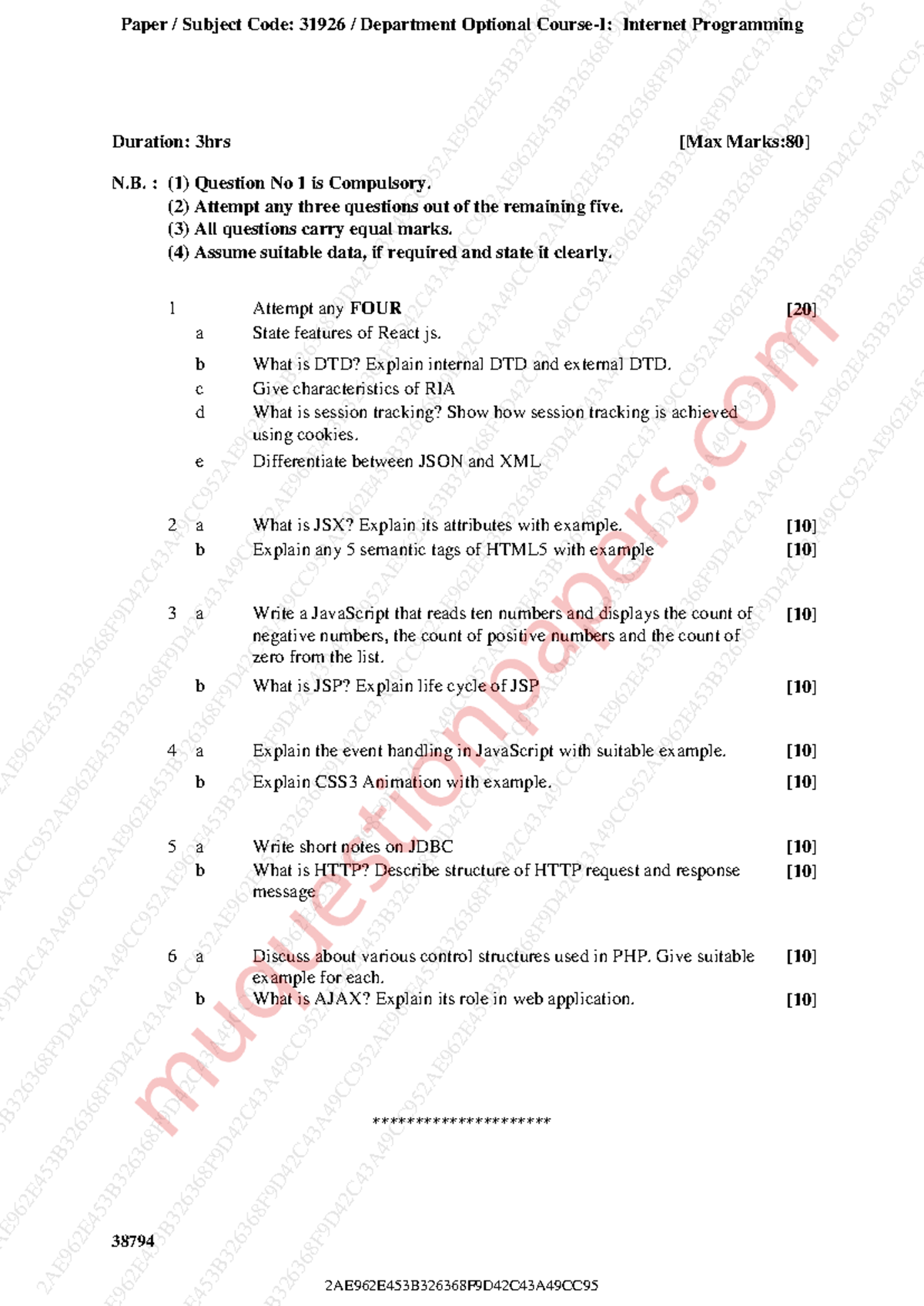 IP DEC 2023 (REV-2019-C Scheme) - - Studocu