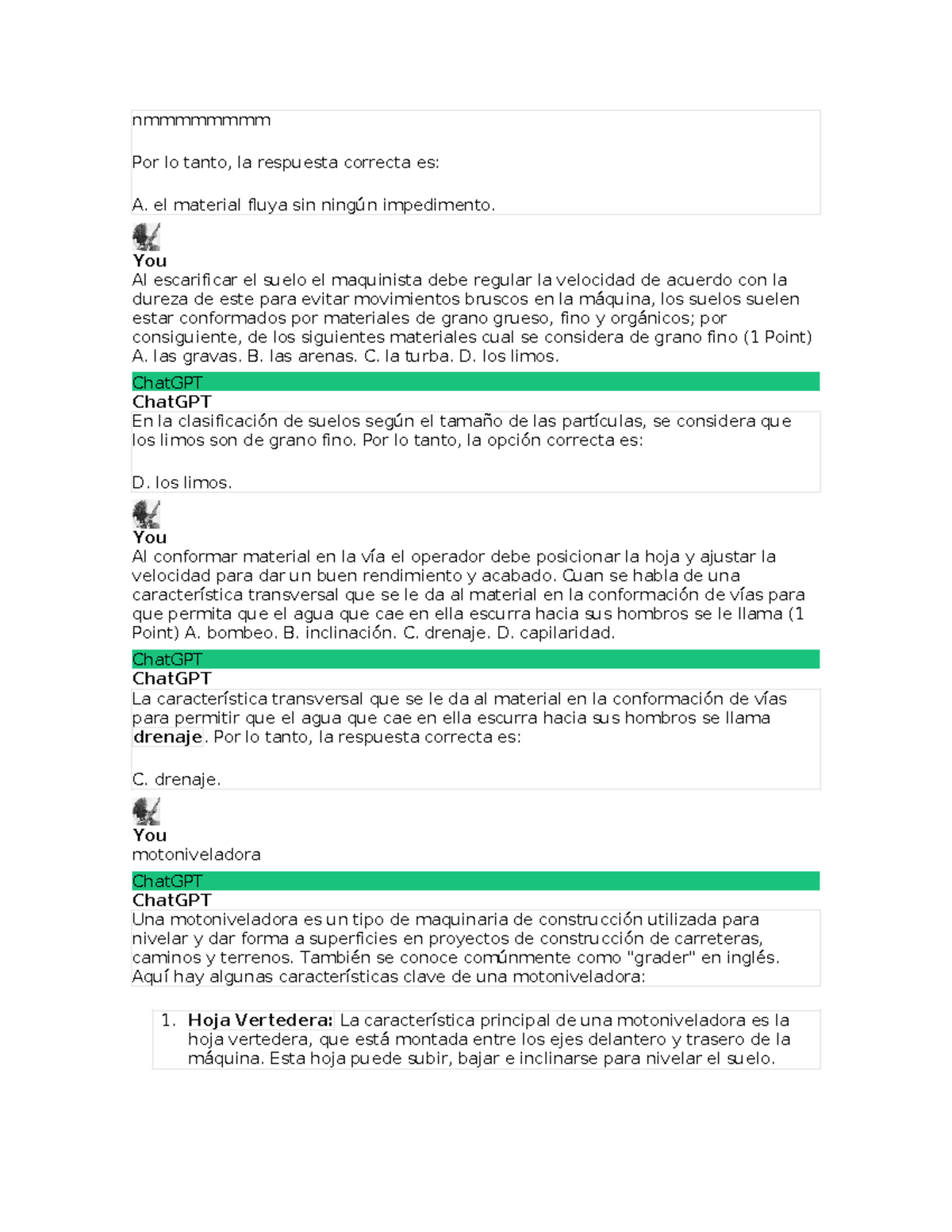 La máquina - nbmmnn - nmmmmmmmm Por lo tanto, la respuesta correcta es ...