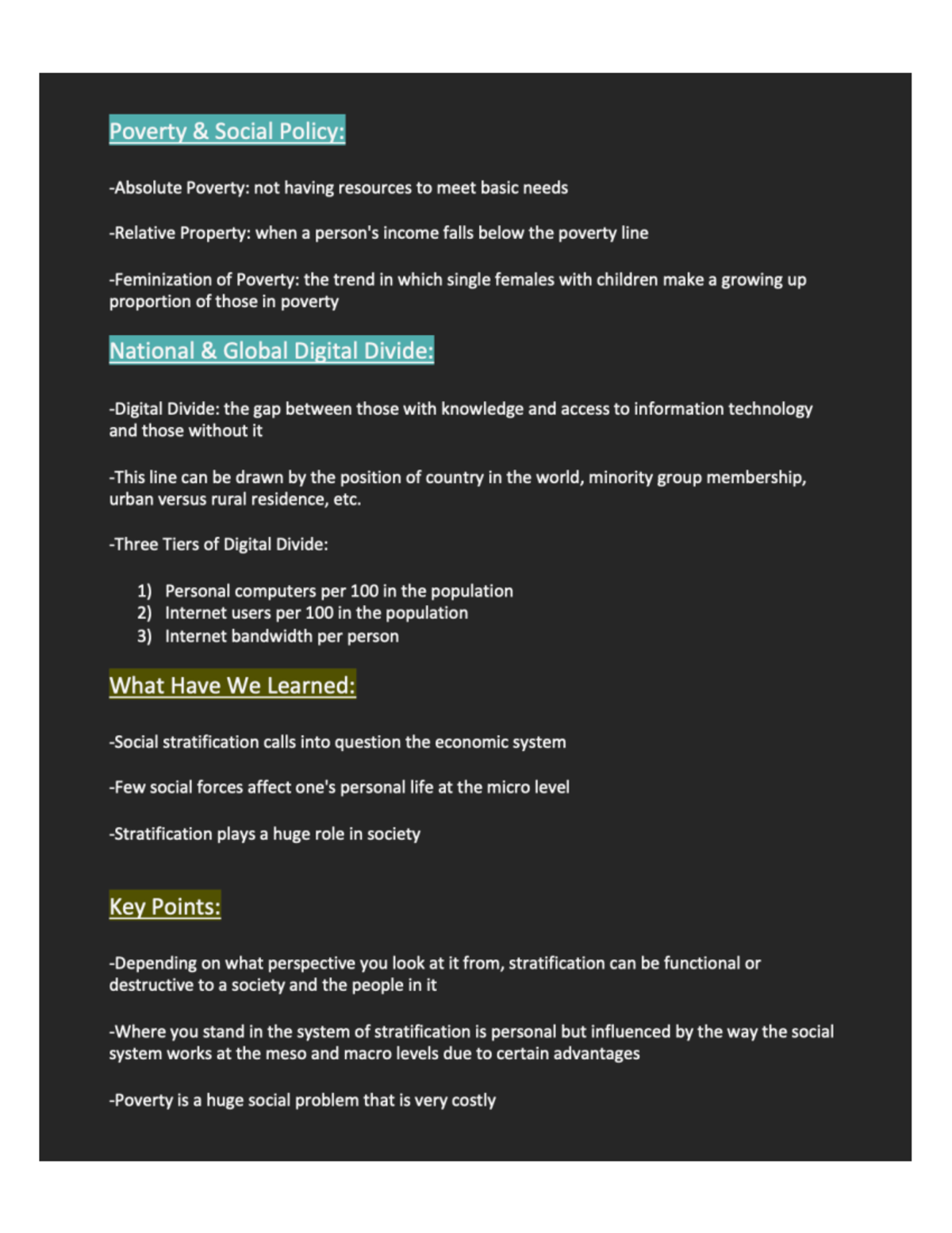 National Global Digital Divide - SOCI 100 - Studocu