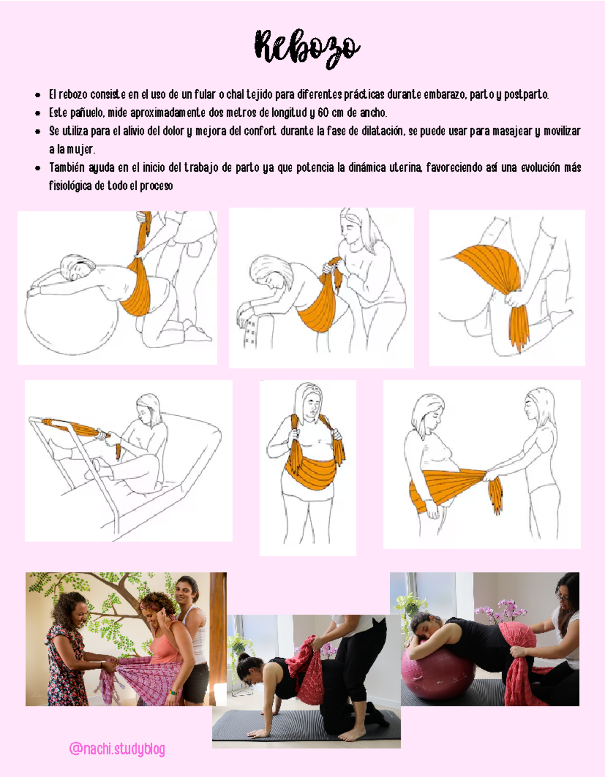 Carpeta Educativa Parto - Nachi.studyblog (1) - Rebozo El rebozo ...