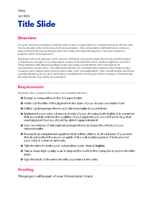 Midterm Portfolio Directions Drawing I FL21 - Professor Phillips ...