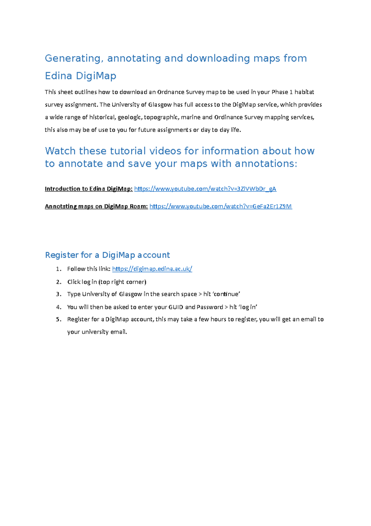 Generating, anotating and saving a map using Digi Map - DUMF2024 - Studocu