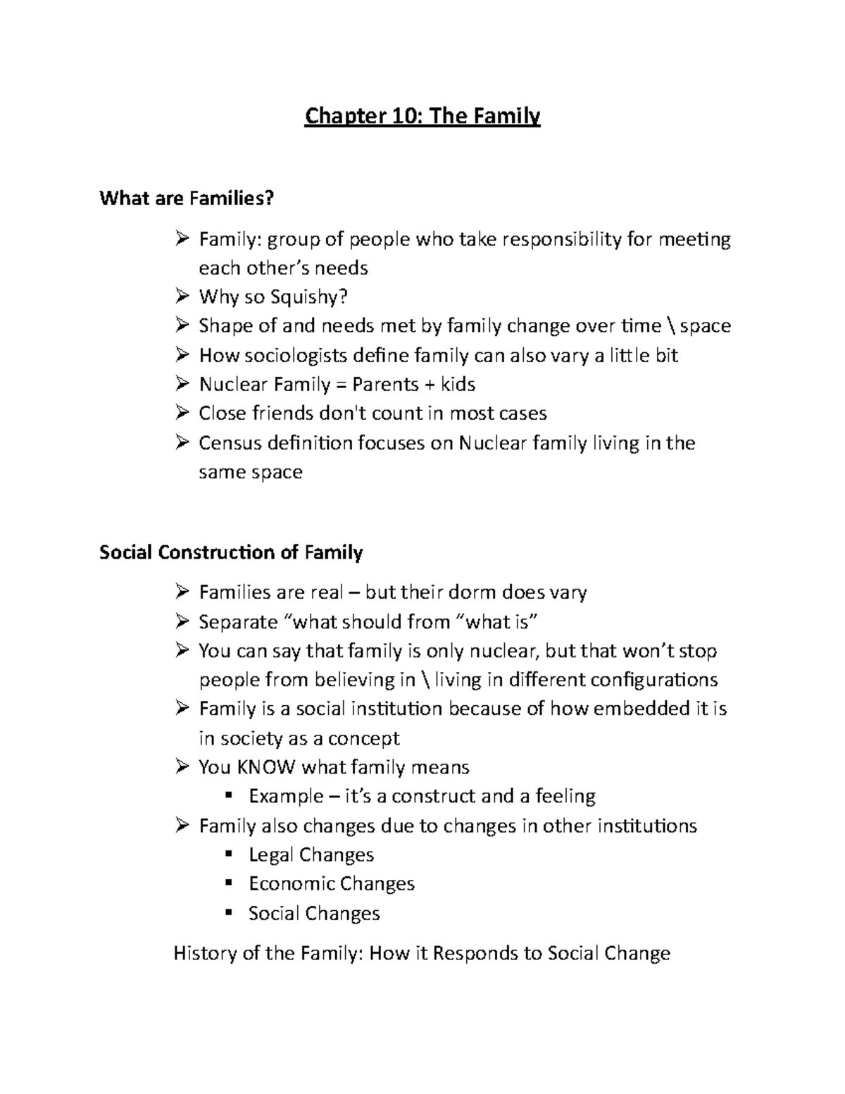 Chapter 10 Family - Skylar Gremillion SOCL 2001 - Chapter 10: The ...