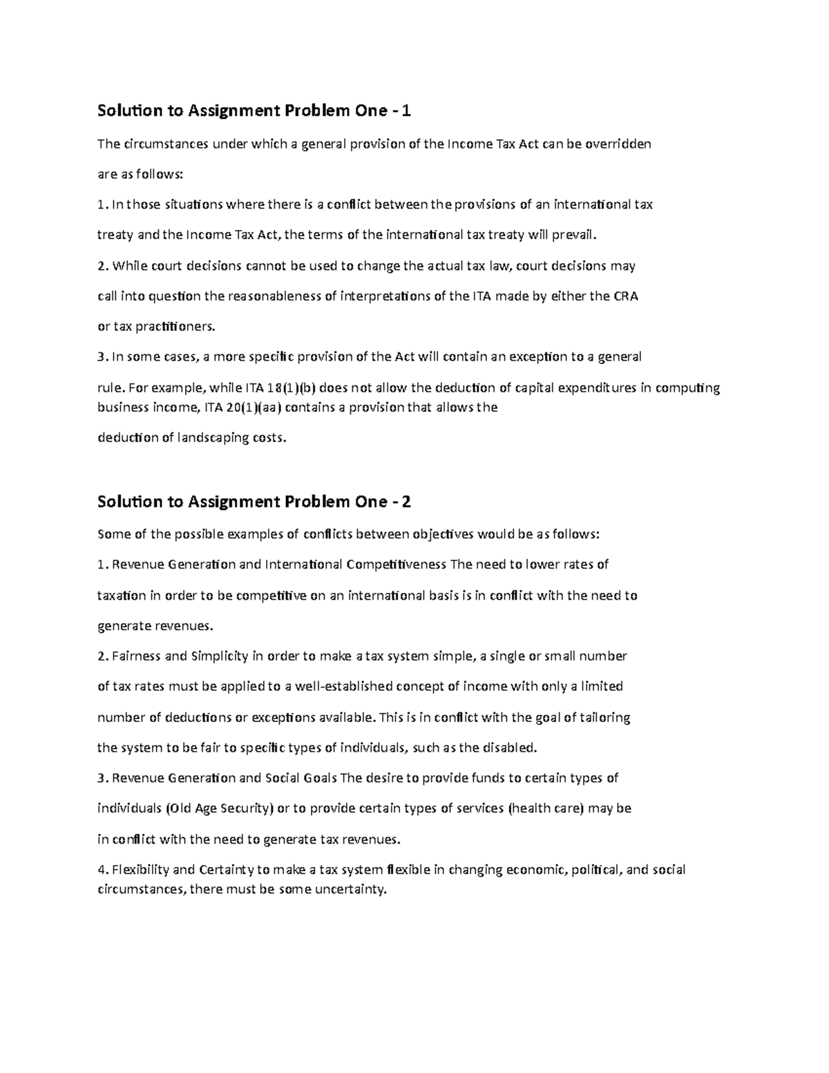 Solution To Assignment Problem One 1 3 While Court Decisions Cannot solution-to-assignment-problem-one-1-3-while-court-decisions-cannot