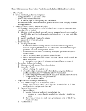 Chapter 1 Understanding Our Environment Notes - the use of scientific ...