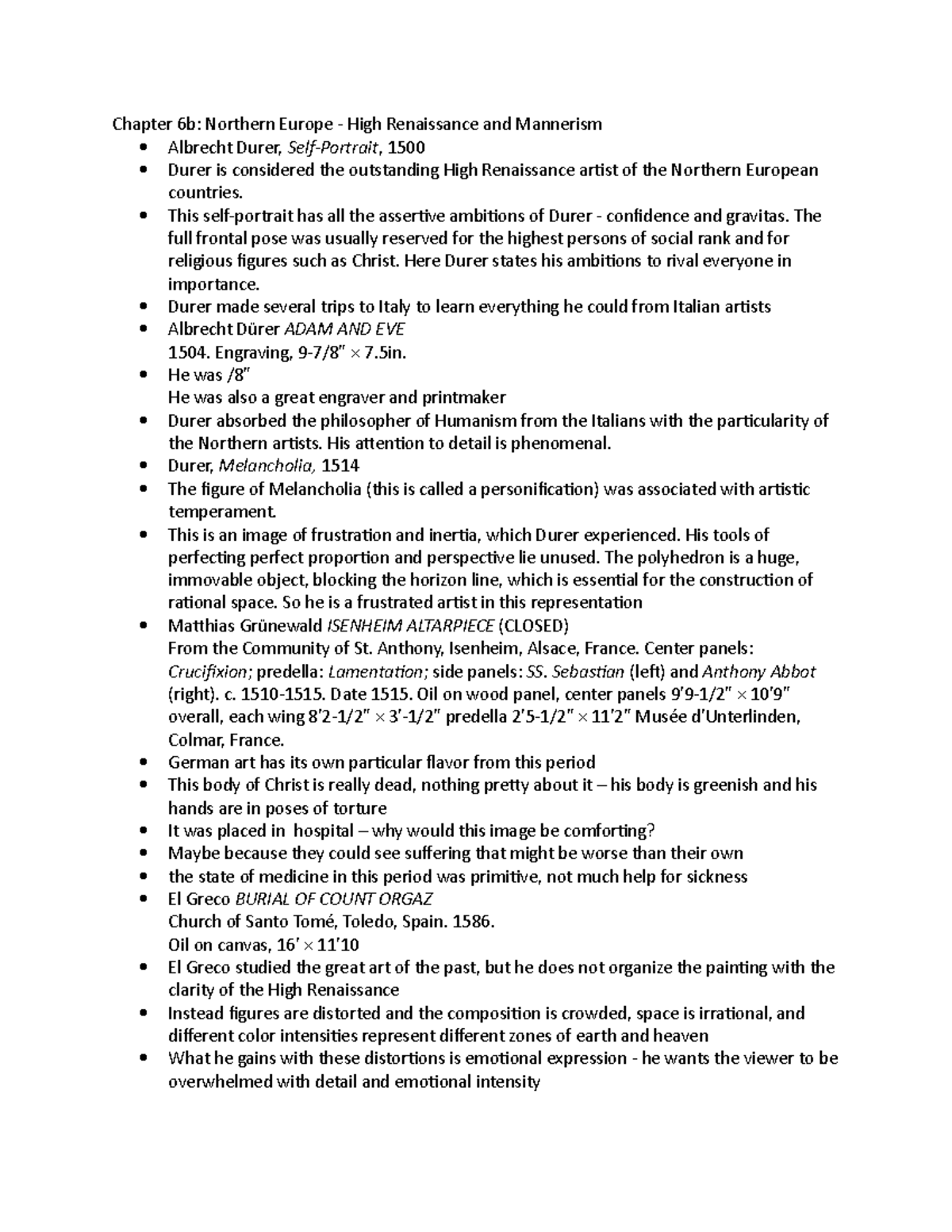 Chapter 6b - High Renaissance and mannerism in Italy - Chapter 6b ...