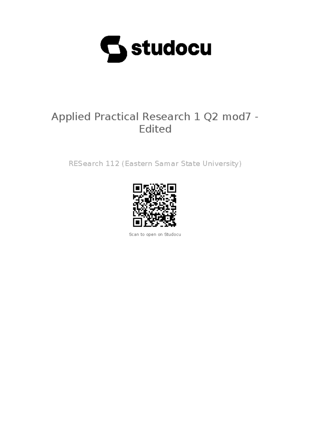Reporting and Sharing the Findings - Applied Practical Research 1 Q2 ...
