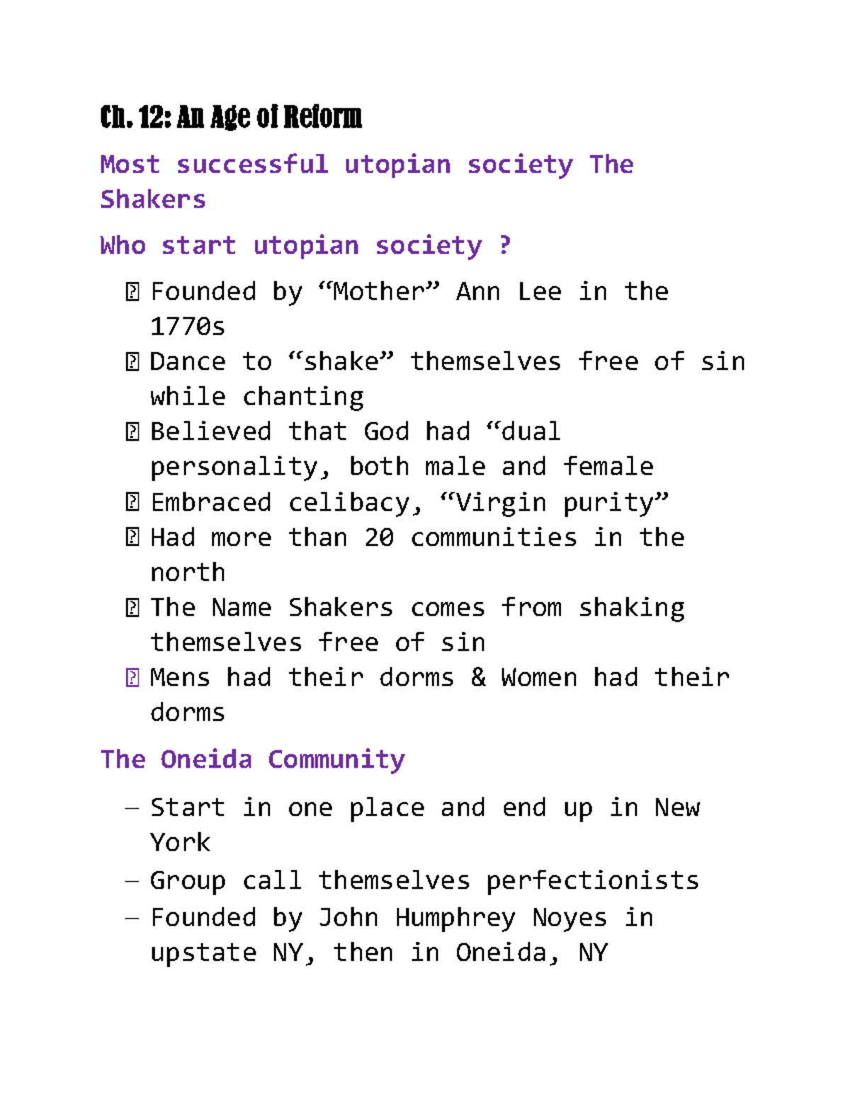 Ch.12 An age of reform - Chapter 8 Securing the Republic Notes - Ch. 12 ...