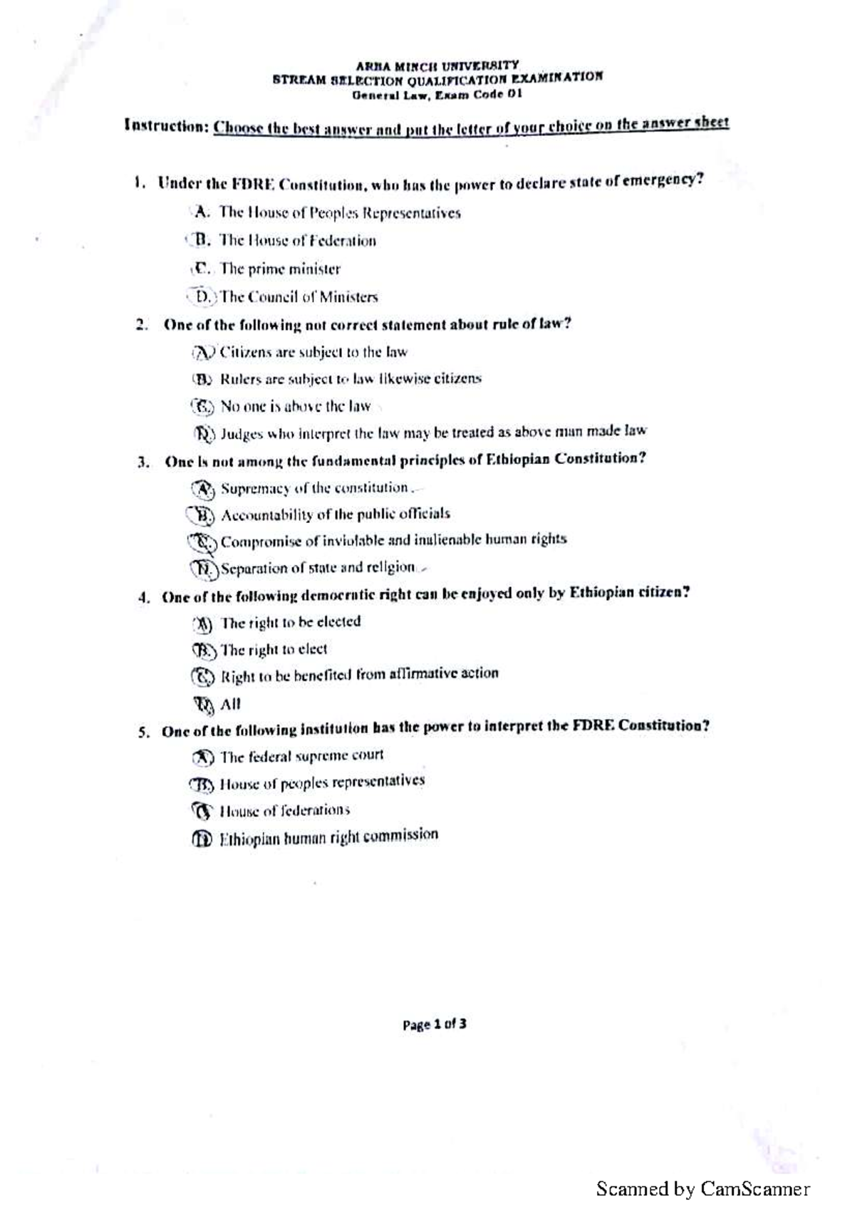 General law for law coc exam - Law - Scanned by CamScanner Scanned by ...