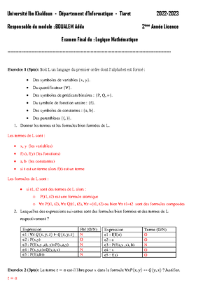 Exercices corrigés algorithme - EXERCICES – ALGORITHME SECONDE Exercice ...