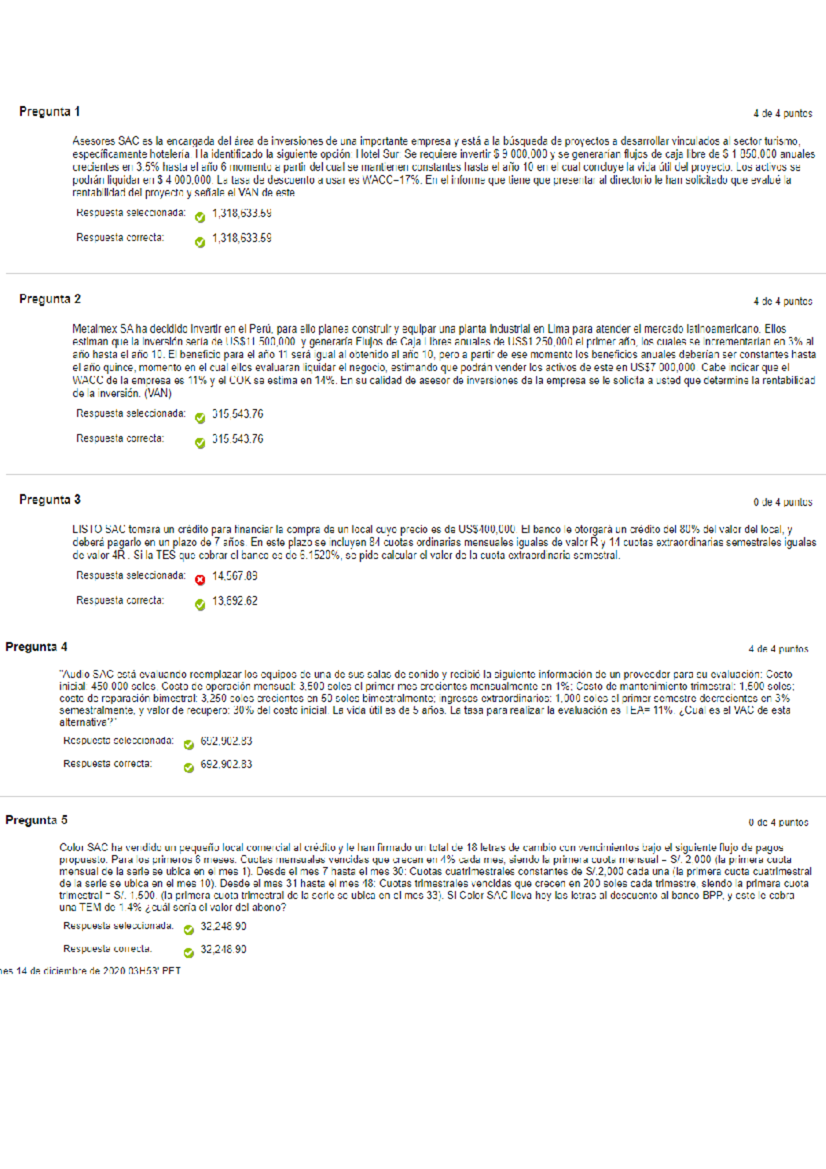 PC2 MATE FI - ejercicios - Matemática financiera - Studocu