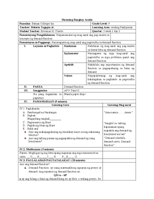 BCI EXAM - Filipino Exam - BATUAN COLLEGES INC. POB. SUR, BATUAN, BOHOL ...