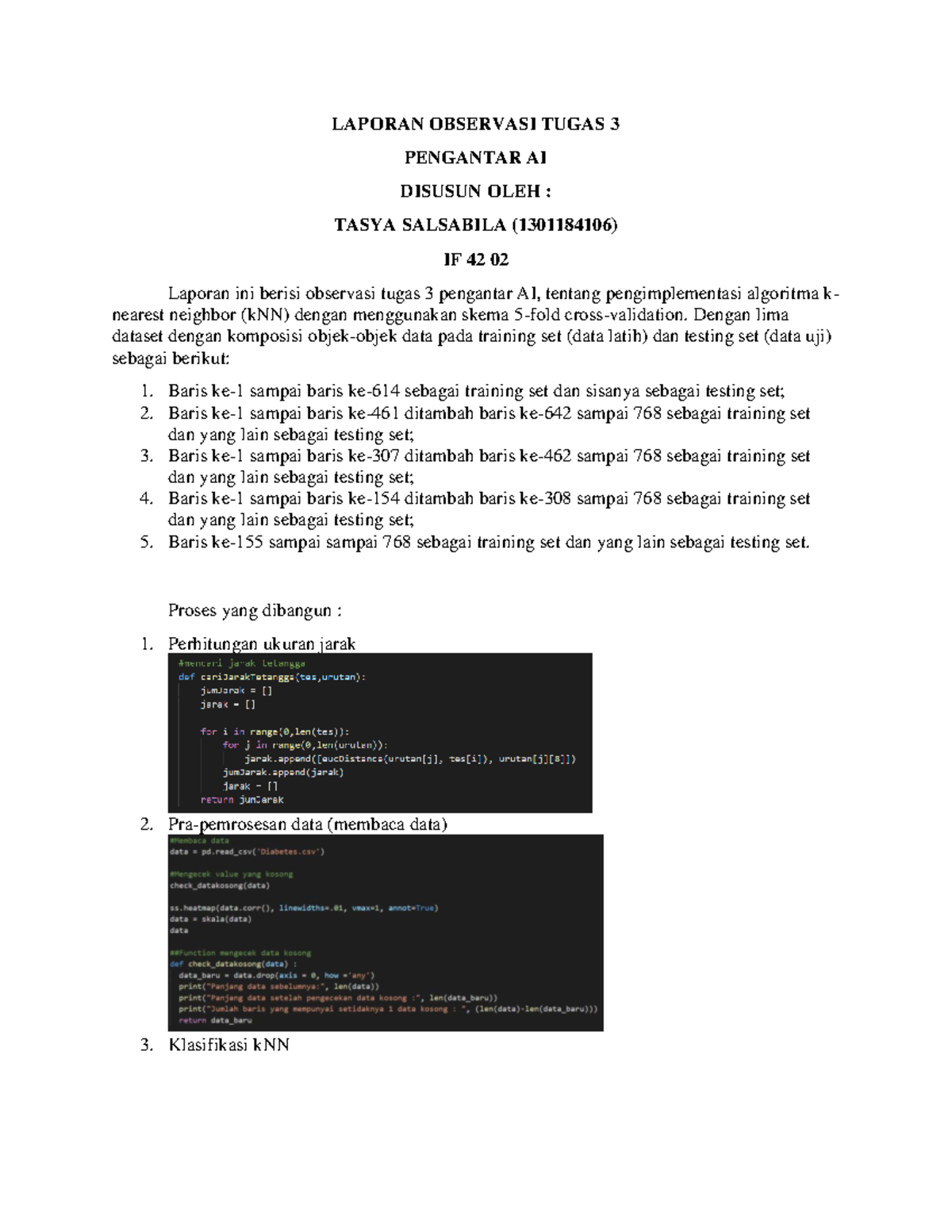 Laporan Observasi Tugas 3 Pengantar AI - LAPORAN OBSERVASI TUGAS 3 ...