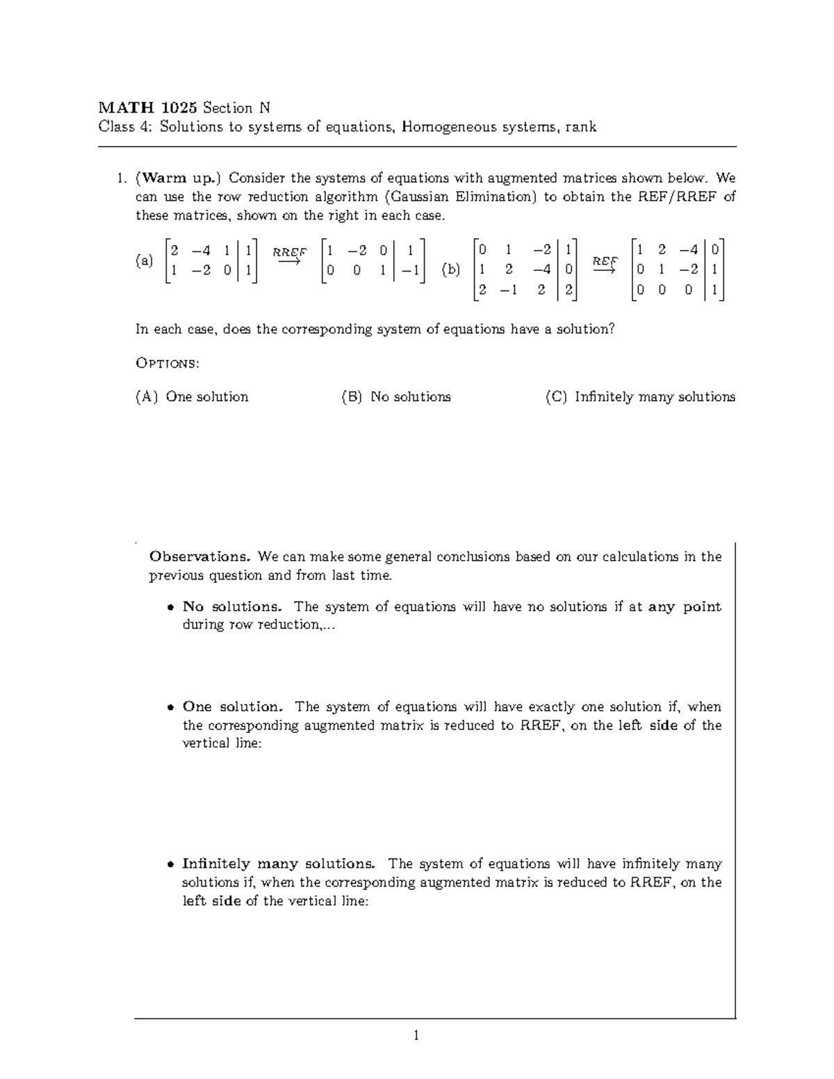 Class 4 Notes - Pdf which includes just questions and not answers can ...