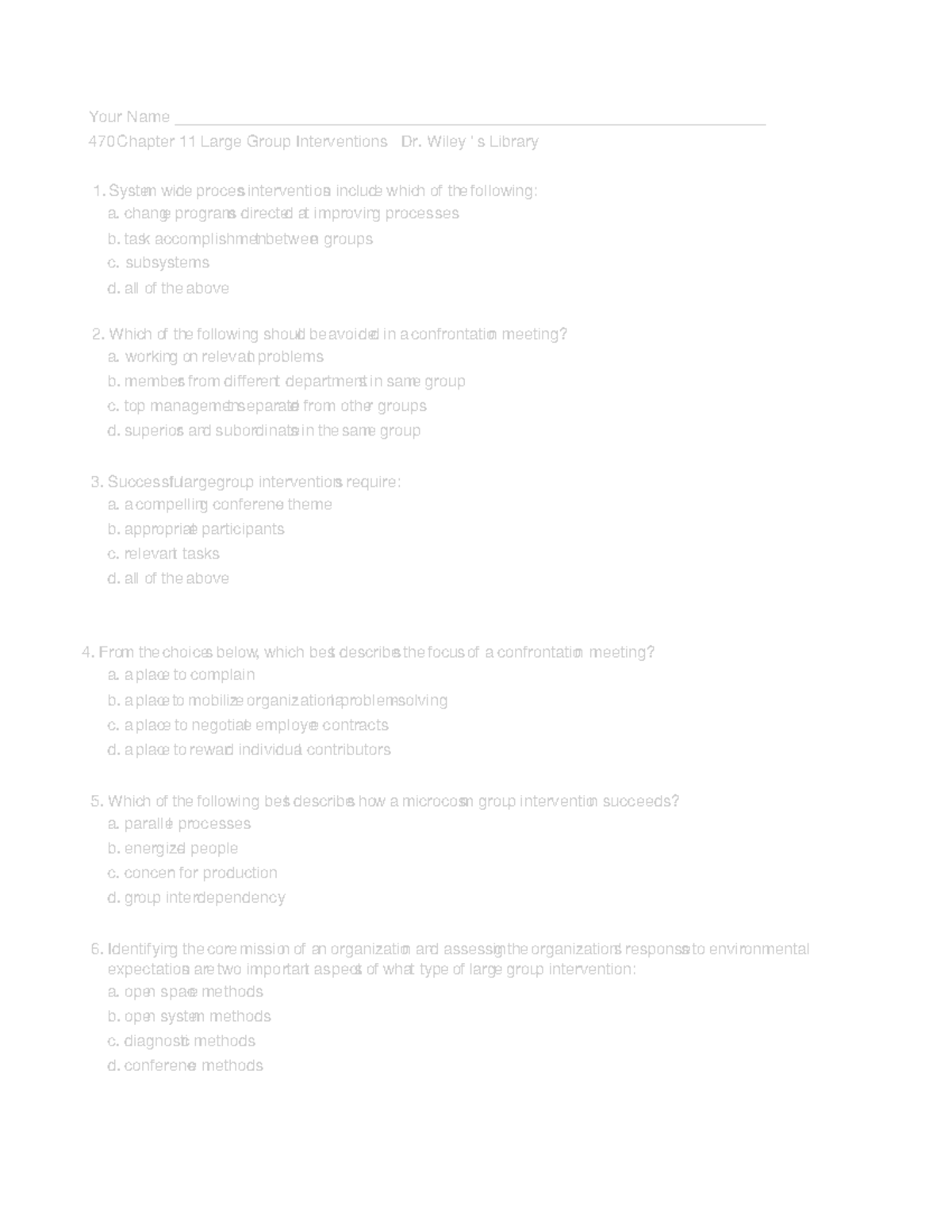 Untitled - note from lucture and note from the book - Your Name - Studocu