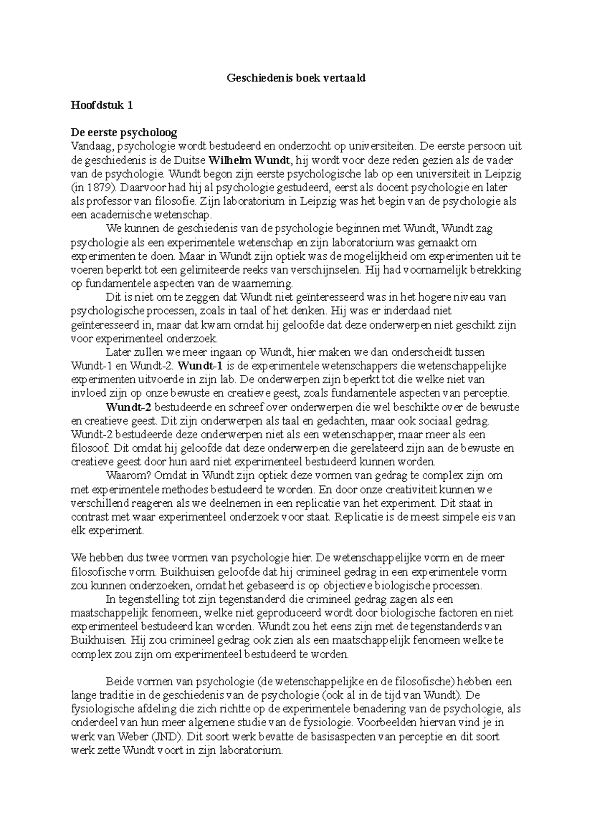 Geschiedenis boek vertaald - Geschiedenis boek vertaald Hoofdstuk 1 De ...