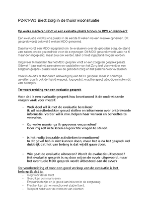 08 Werkt aan professionele ontwikkeling Reflectieve EBP professional (B1-K2-W1) - Inleiding ...