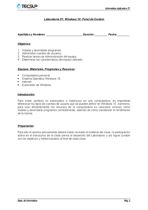 Cuestionario DHCP in Windows-1 - Práctica de laboratorio: configuración de una NIC para usar ...