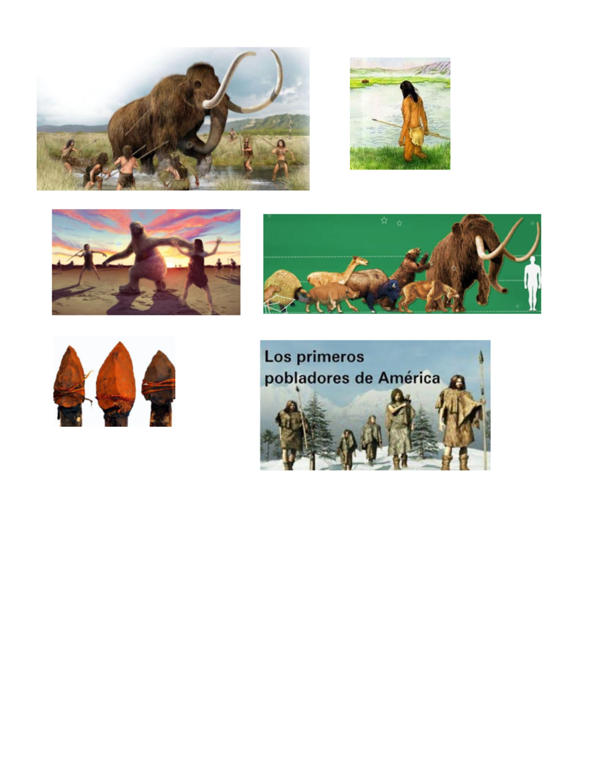 Pobladores de america - informacion importante - COMO CAZABAN LOS ...