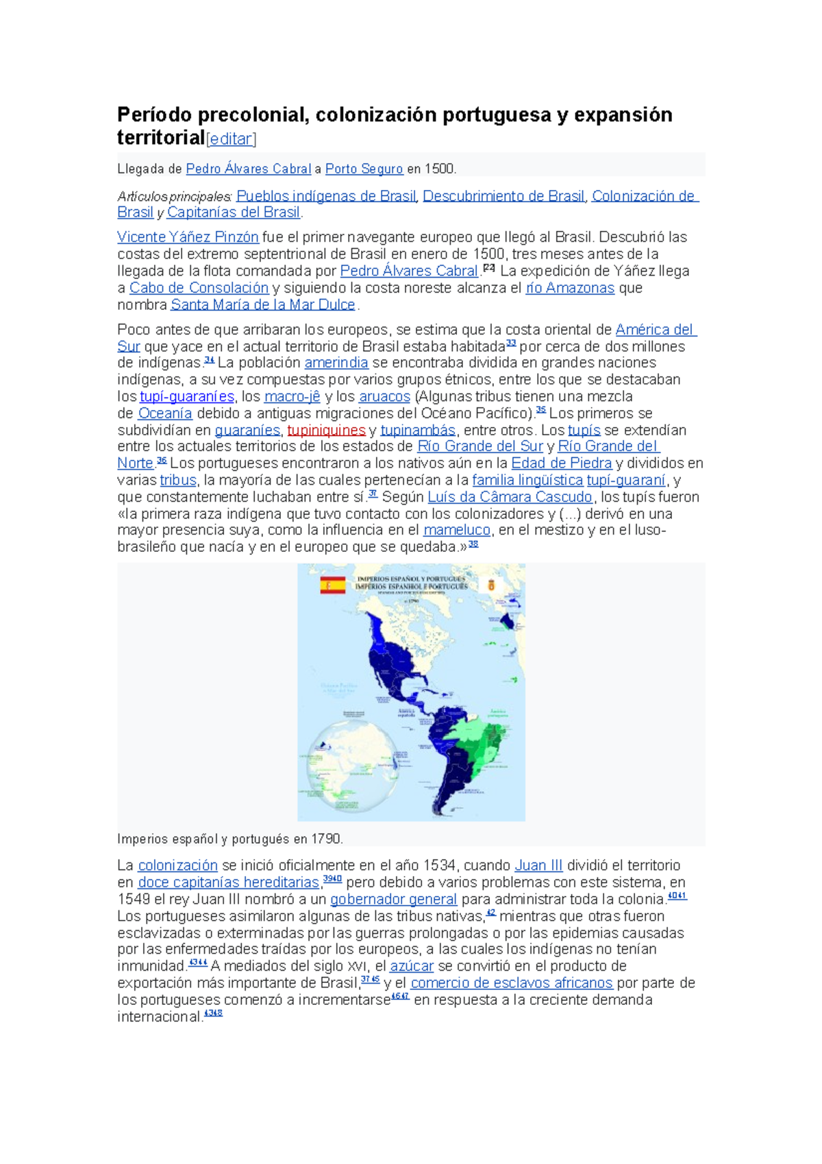 Período precolonial - sin datos - Período precolonial, colonización ...