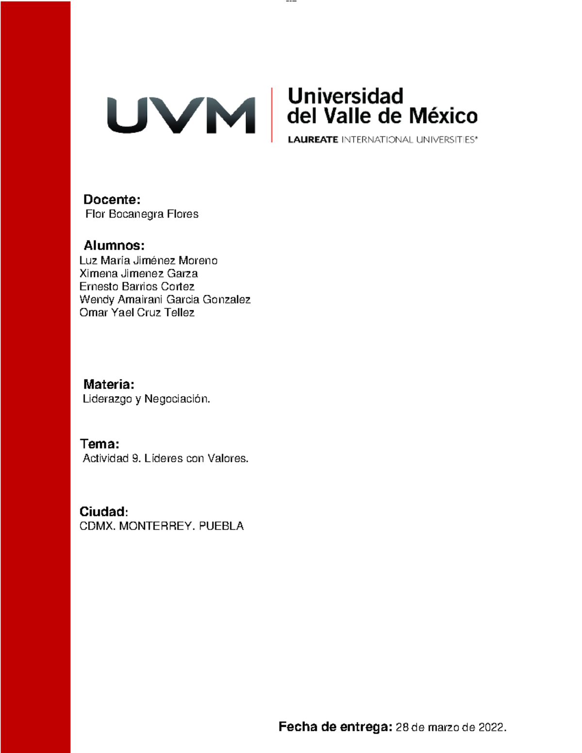 A9 LMJM - Docente: Flor Bocanegra Flores Alumnos: Luz María Jiménez ...