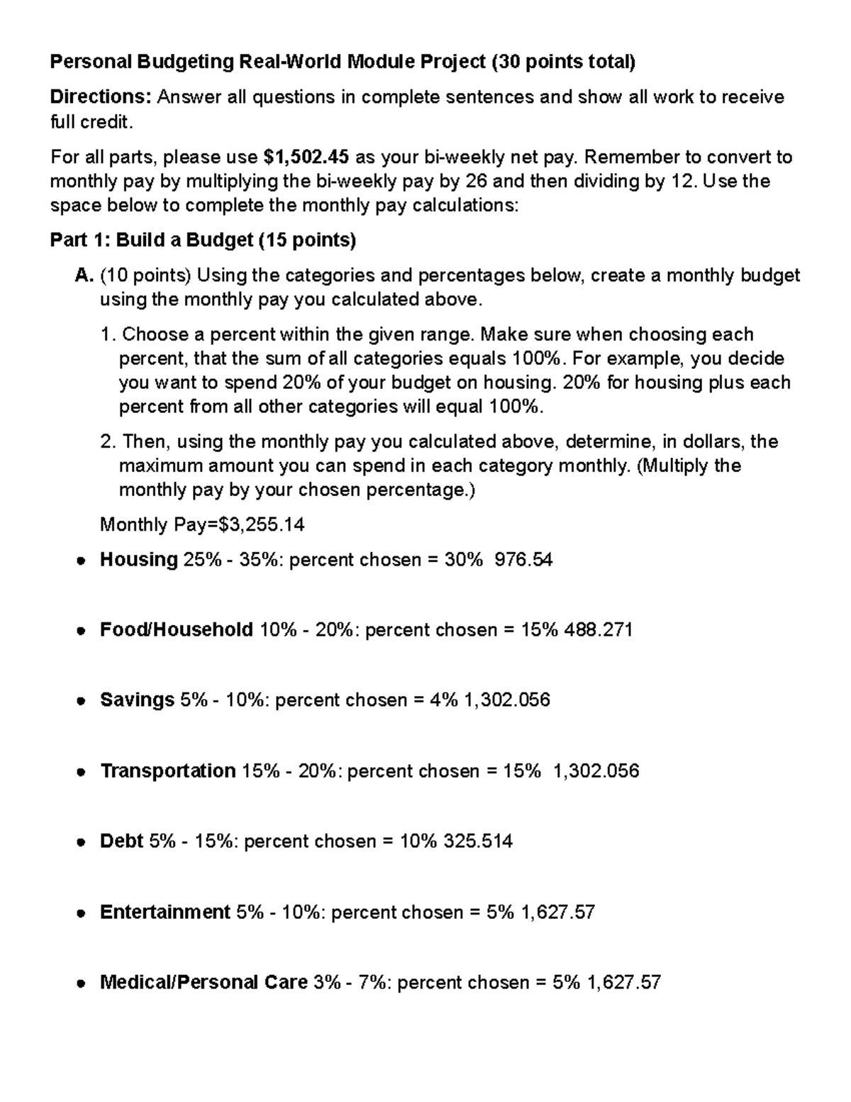 0303 budgeting activity - Personal Budgeting Real-World Module Project ...