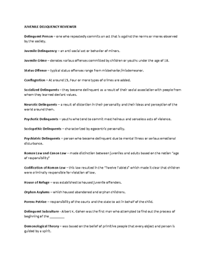 Module 1 Introduction To Criminology - INTRODUCTION TO CRIMINOLOGY ...