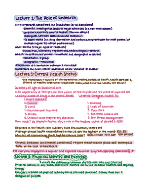 Kines 100 Unit 2 - 10/12/ Influencing Factors of Aerobic Fitness/Exercise Prescription ...