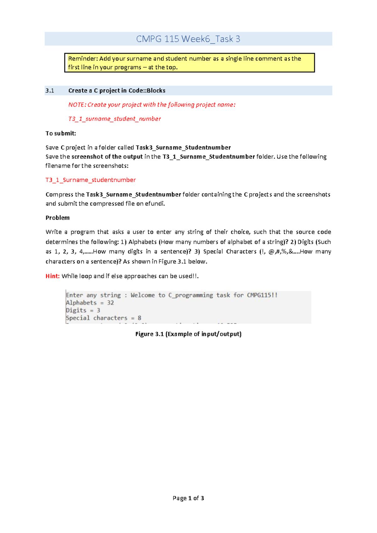 CMPG115 Week6 Task 3 Instructions - Page 1 of 3 CMPG 11 5 Week 6 _Task ...