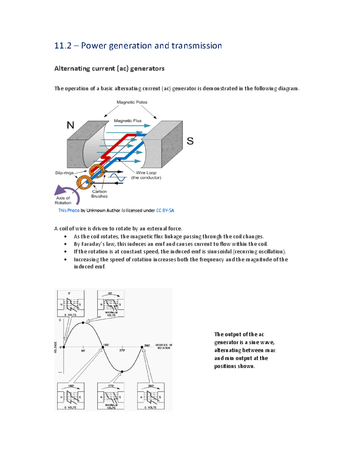 Power generation and transmission - 11 – Power generation and ...