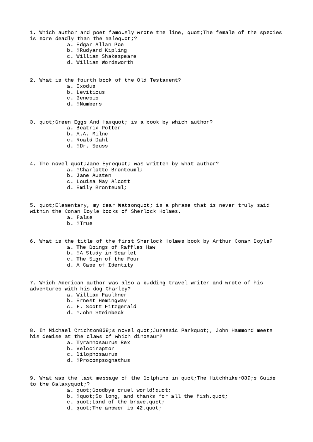 BIO346 Creative Brief Spring 2020 2 - Which author and poet famously ...