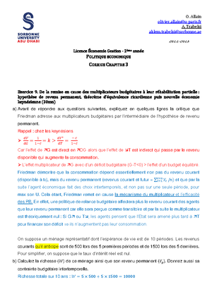 Corrigé-Chapitre 4-Etudiants - Chapitre 4. Les politiques structurelles ...