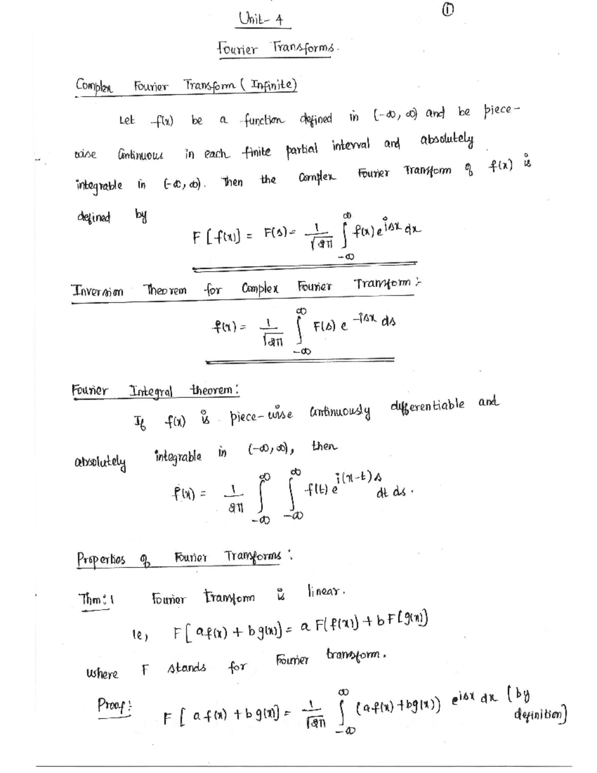 Fourier Transforms Properties And Problems Transforms And Boundary